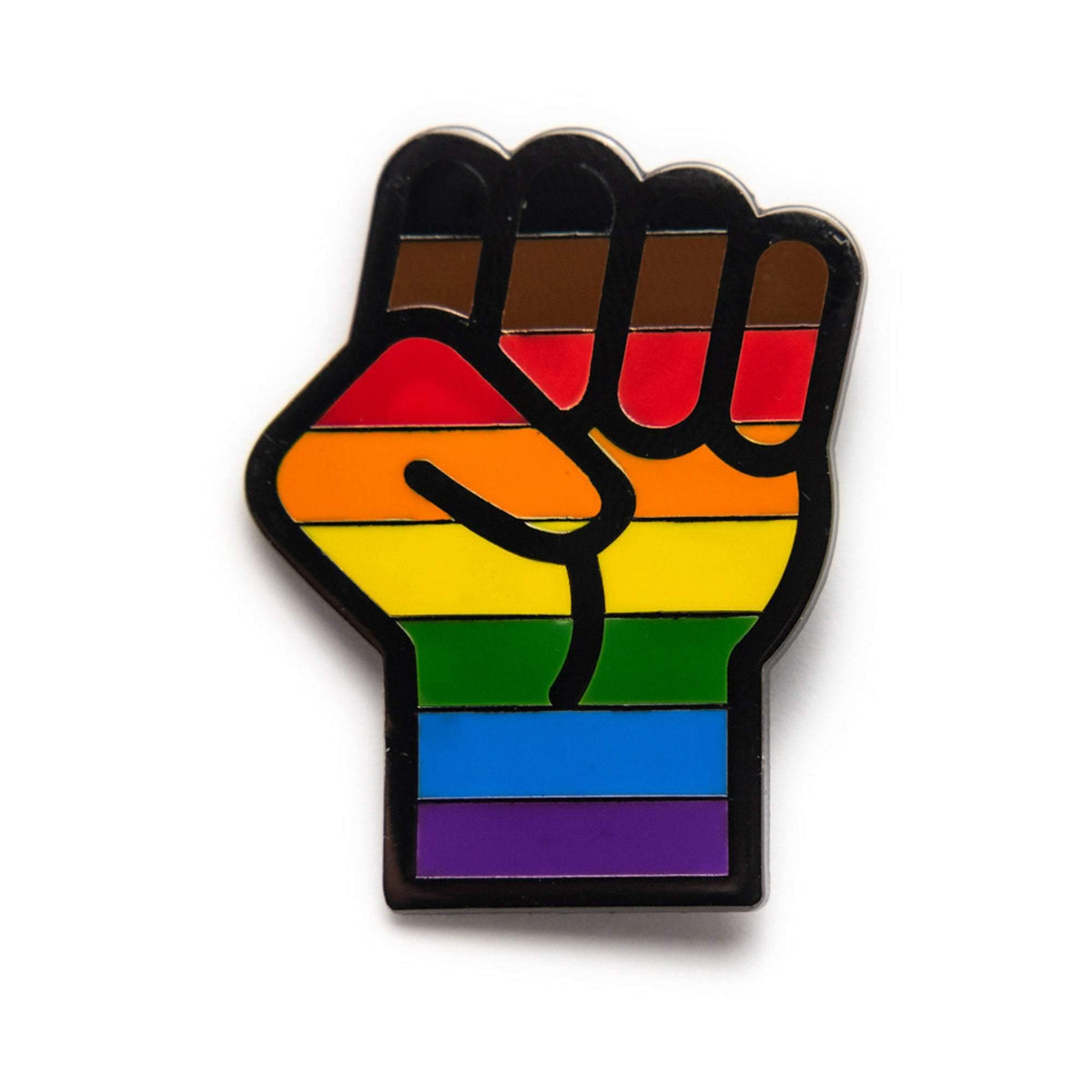 Pride Raised Fist Pin – Pin-Ace